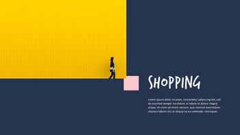 Shopping Slide PowerPoint Retail Template