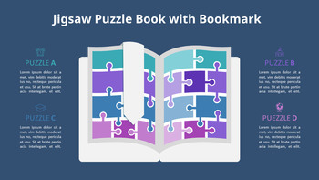 Jigsaw Puzzle Infographic Diagram