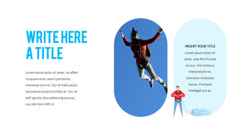 Skydiving premium PowerPoint Templates