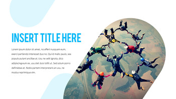 Skydiving premium PowerPoint Templates