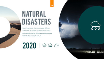 Natural Disasters PPT Background Images