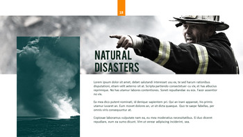 Natural Disasters PPT Background Images