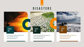 Natural Disasters PPT Background Images
