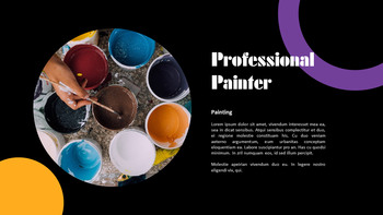 Paint, painter PowerPoint Presentation Slides