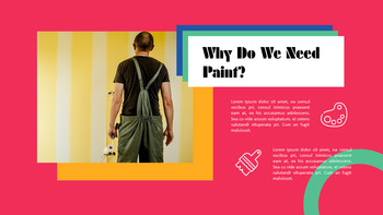 Paint, painter PowerPoint Presentation Slides