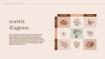 Flower Illustration Custom Google Slides