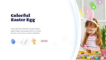 Hello Easter Simple Presentation Google Slides Template