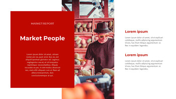 Market Report Background PowerPoint