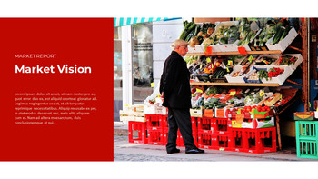 Market Report Background PowerPoint