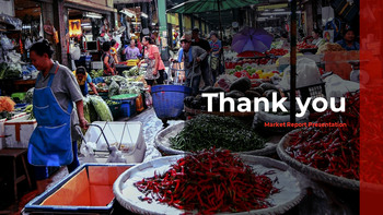 Market Report Background PowerPoint