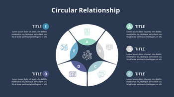 Pastel Tone Circular Relationship Diagram