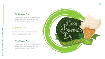 St. Patricks Day Easy Google Slides Template
