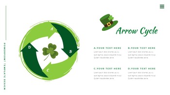 St. Patricks Day Easy Google Slides Template