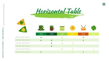 St. Patrick's Day Easy Google Slides Template