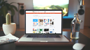 Laptop Mockup PPT Templates Design