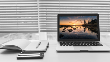 Office Laptop Mockup Template Powerpoint