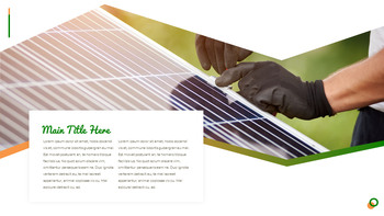 Solar Energy PPT Design