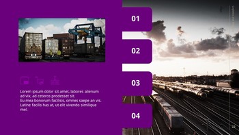 Logística y envío Presentación PowerPoint