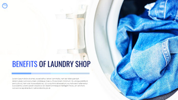 Laundry Shop PPT Background