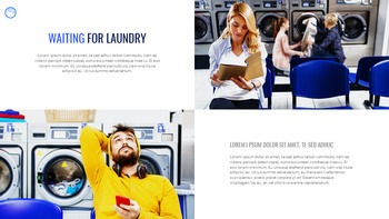 Laundry Shop PPT Background