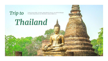 Trip to Thailand Google Slides Templates for Your Next Presentation