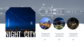 Night View of the City PowerPoint Layout
