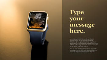 SmartWatch Mockup PPT Templates Design