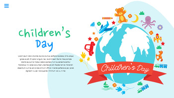 Happy Children's Day Easy Slides Design