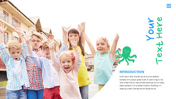 Happy Childrens Day Simple PPT Templates