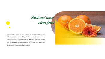 Citrus Templates PPT