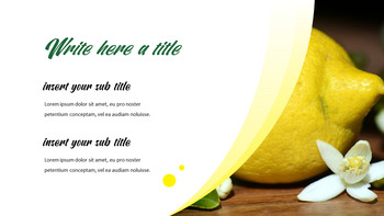 Citrus Templates PPT