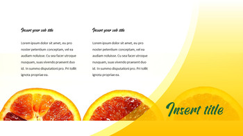 Citrus Templates PPT
