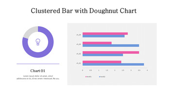 Doughnut with Bar Mix Chart