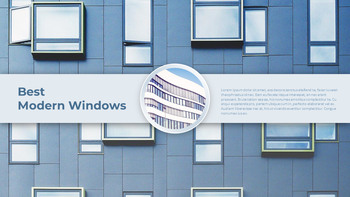Best Window Design Marketing Presentation PPT