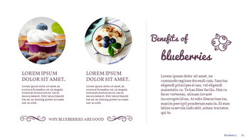 Blueberries Google PowerPoint Presentation