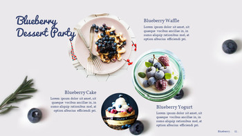 Blueberries Google PowerPoint Presentation
