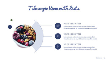 Blueberries Google PowerPoint Presentation