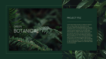 Botanical Background PowerPoint