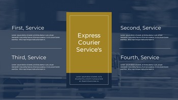Courier Service premium PowerPoint Templates