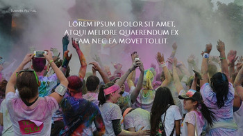 COLOR RUN Simple Templates