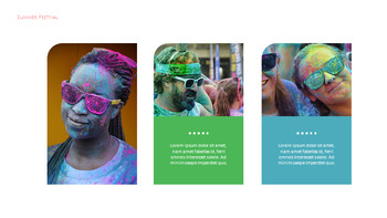 COLOR RUN Simple Templates