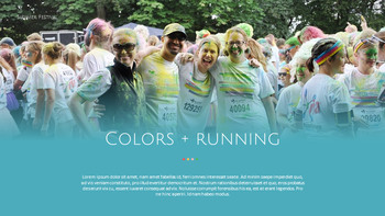 COLOR RUN Simple Templates