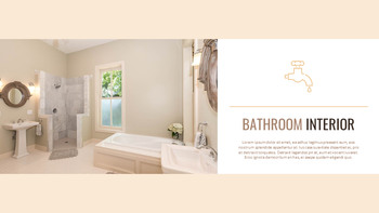 Best Bathroom Interior Google Slides Template Design