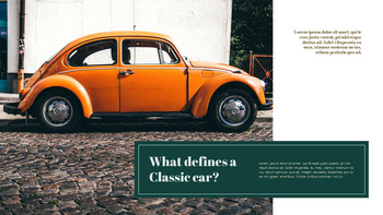 Classic Car Simple Templates