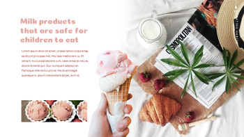 Milk Easy Google Slides Template