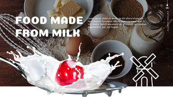 Milk PPT Background Images
