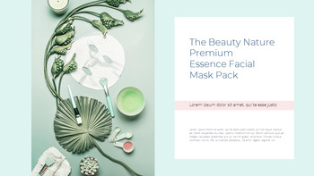 Natural Cosmetic Presentation PPT
