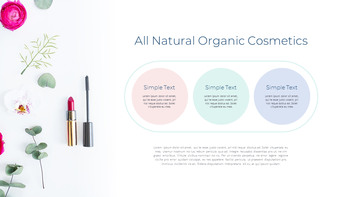 Natural Cosmetic Presentation PPT