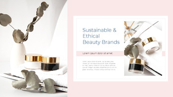 Natural Cosmetic Presentation PPT