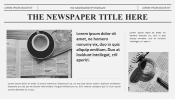 Newspaper Easy Google Slides Template